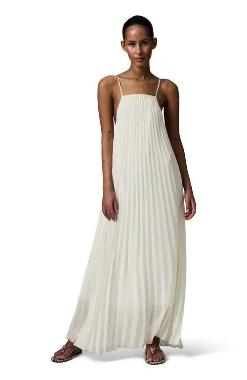 Day Birger Et Mikkelsen Rona Chiffon Plisse Maxi Dress - Jet Stream
