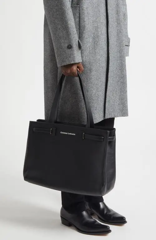 CHRISTIAN LOUBOUTIN Djanis Leather East/west Tote