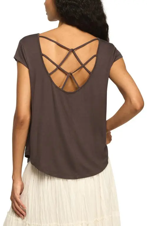 Lucky Brand Sandwash Strappy Back T-shirt