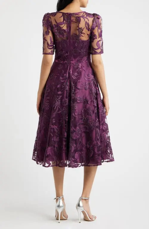 Eliza J Beaded Cocktail Dress