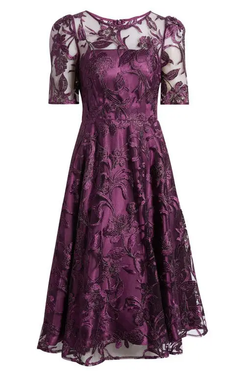 Eliza J Beaded Cocktail Dress