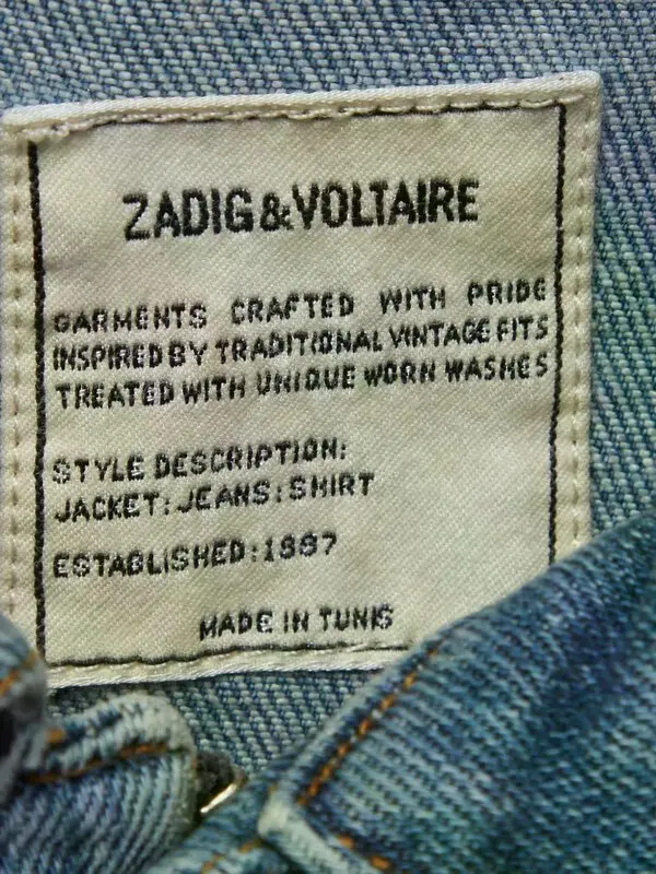 Zadig&Voltaire Classic Button-up Denim Jacket