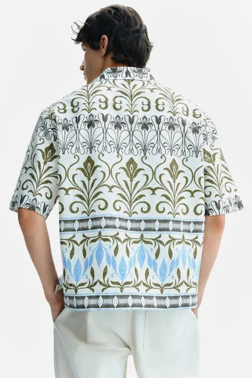 H&m Relaxed Fit Patterned Resort Shirt
