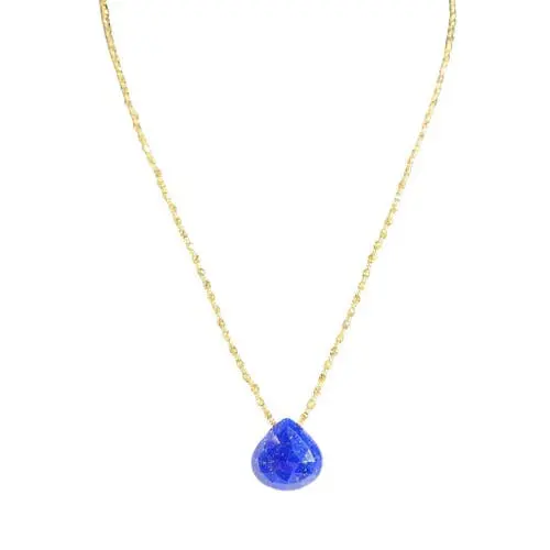MADISON BEVERLY HILLS Lapis Lazuli Teardrop Pendant Necklace - Blue