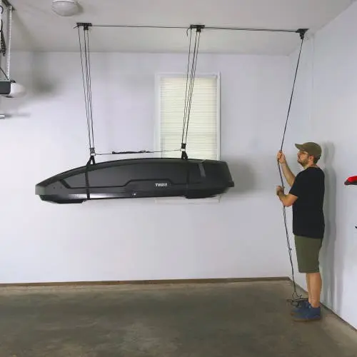 STOREYOUR Maxassist Cargo Box Hoist | Holds Up To 150 Lbs | Up To 18' Lift