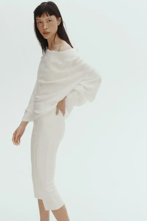 H&m Crease-leg Capri Trousers