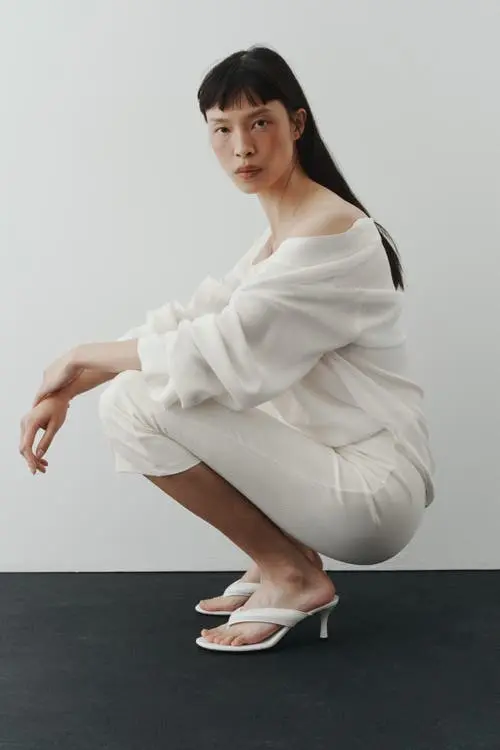 H&m Crease-leg Capri Trousers