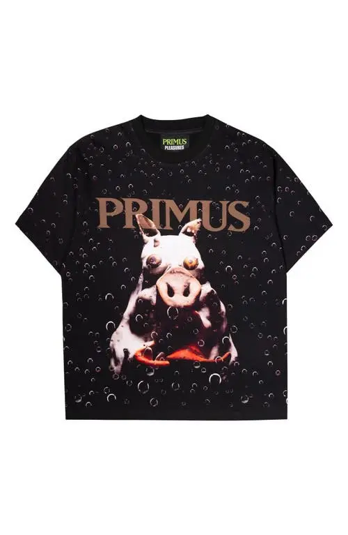 PLEASURES Pork Soda Graphic T-shirt