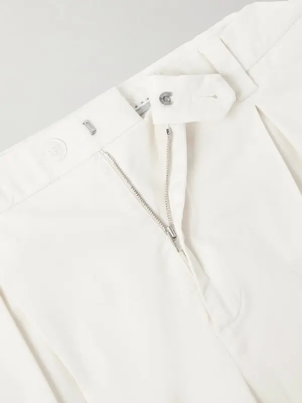 Brunello Cucinelli Straight-leg Cotton-blend Golf Trousers