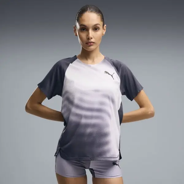 PUMA Lightspeed Graphic Running T-shirt - Gray