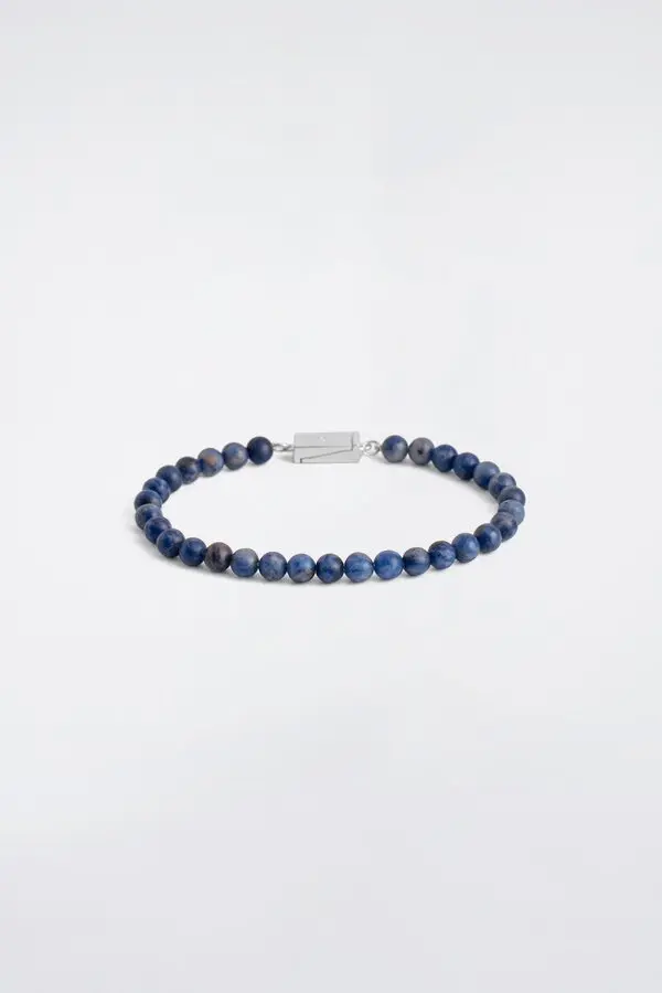 Cos Beaded Stone Bracelet - Blue