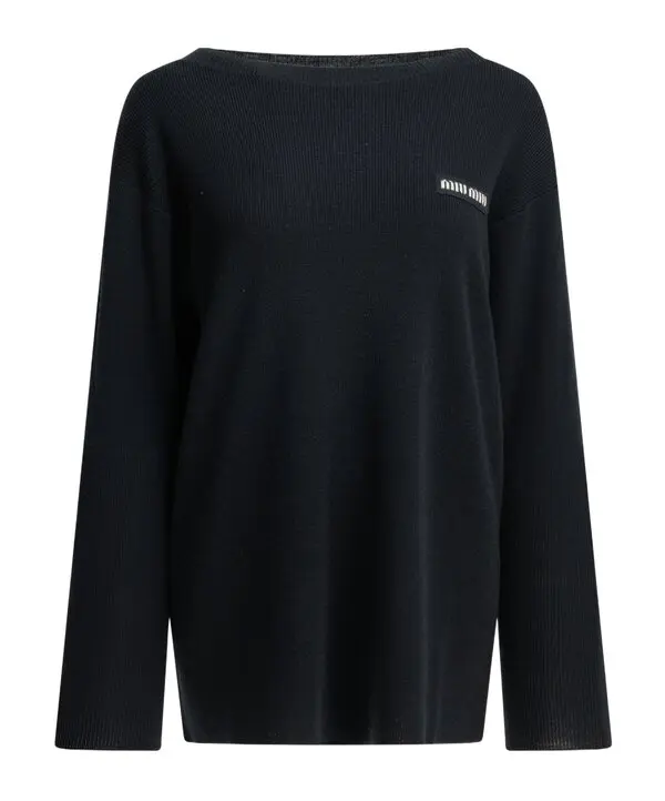 Miu Miu Wool Sweater - Navy Blue