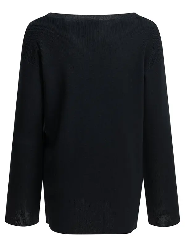 Miu Miu Wool Sweater - Navy Blue