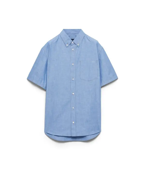 Prada Short-sleeved Chambray Shirt