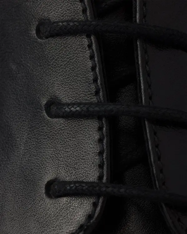 Prada Antiqued Leather Lace-up Shoes