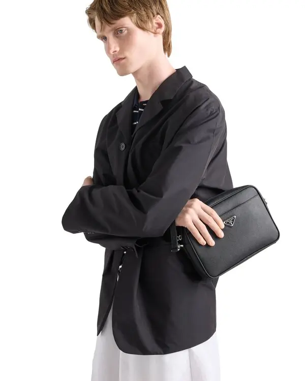Prada Saffiano Leather Shoulder Bag