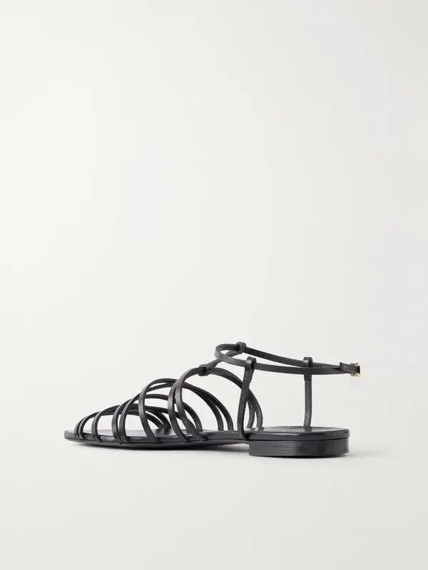 JIL SANDER Hydra Leather Sandals
