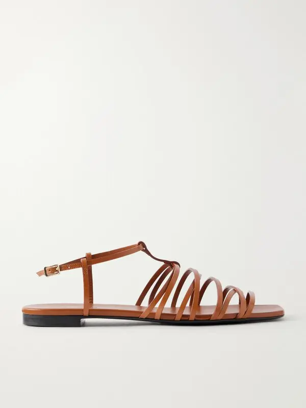JIL SANDER Hydra Leather Sandals