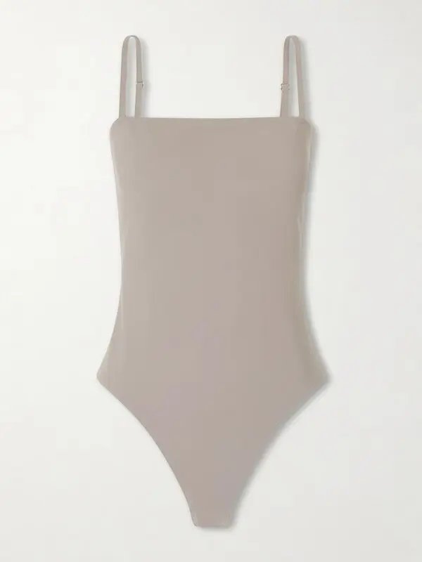 Alaïa Stretch-jersey Swimsuit - Brown