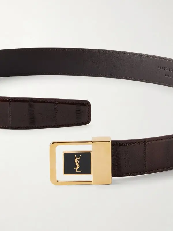 Saint Laurent Le 66 Eel Belt