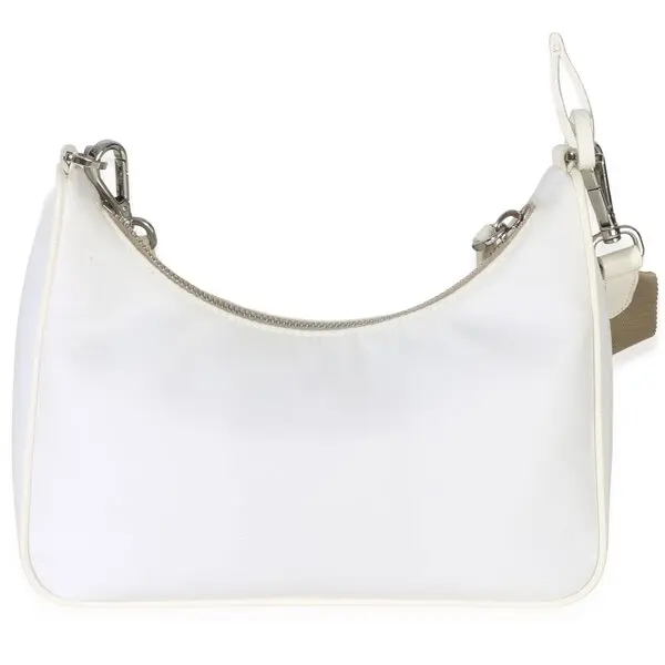 Prada Re-nylon Re-edition 2005 Shoulder Bag - White