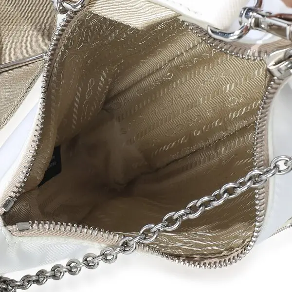Prada Re-nylon Re-edition 2005 Shoulder Bag - White
