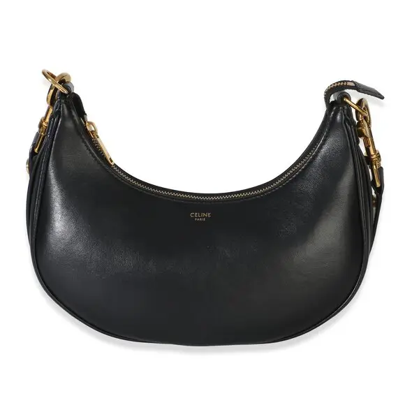 Celine Smooth Calfskin Ava Strap Bag - Black