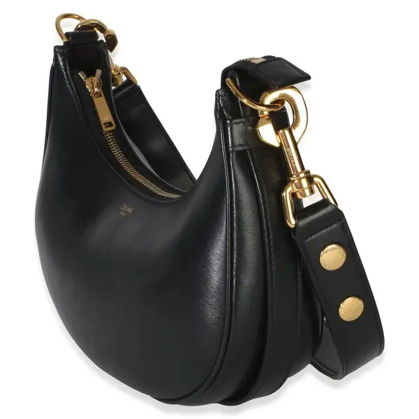 Celine Smooth Calfskin Ava Strap Bag - Black