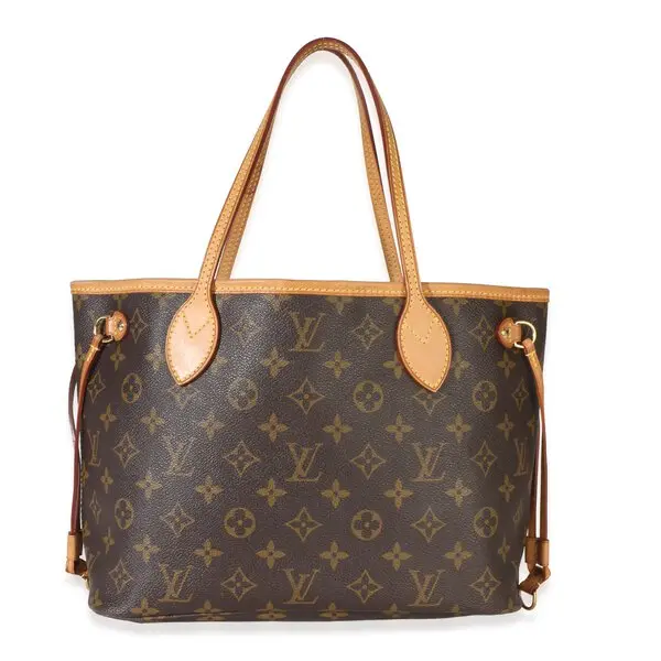 LOUIS VUITTON Monogram Canvas Neverfull Pm - Brown