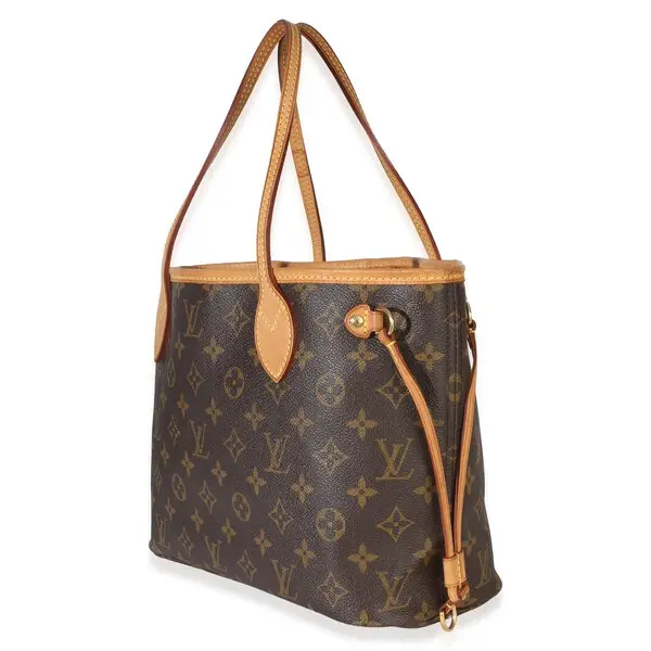 LOUIS VUITTON Monogram Canvas Neverfull Pm - Brown