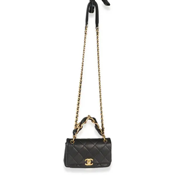 Chanel Quilted Lambskin Chain Flap Bag