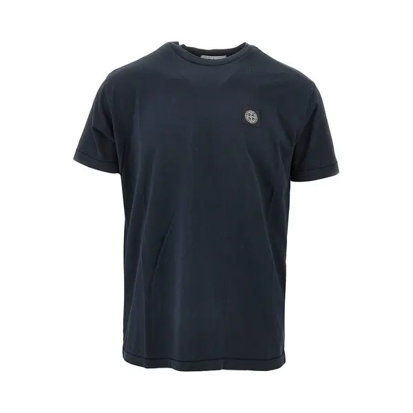 Stone Island Compa Roe Logo Patch T-hirt