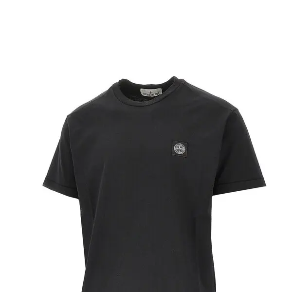 Stone Island Compa Roe Logo Patch T-hirt