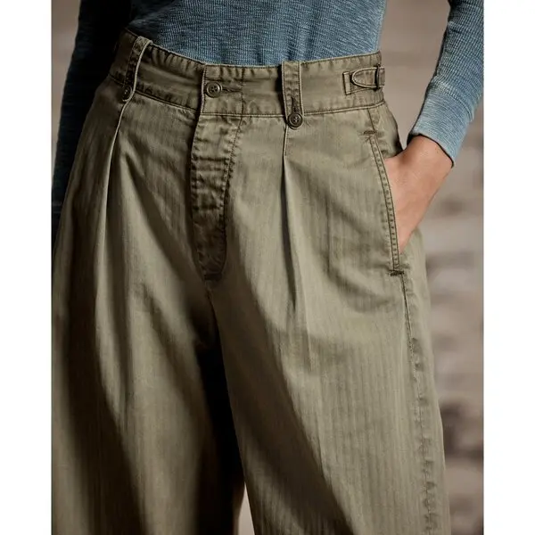 Ralph Lauren Cotton Cropped Wide-leg Pant
