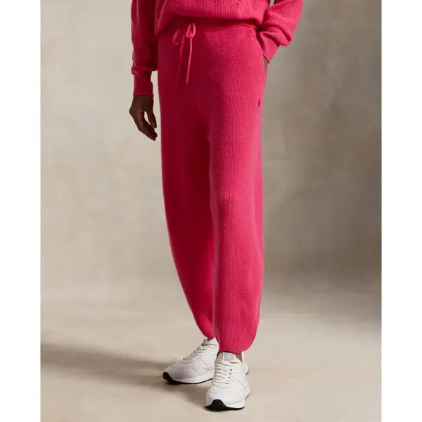 Ralph Lauren Pink Pony Washable Cashmere Pants