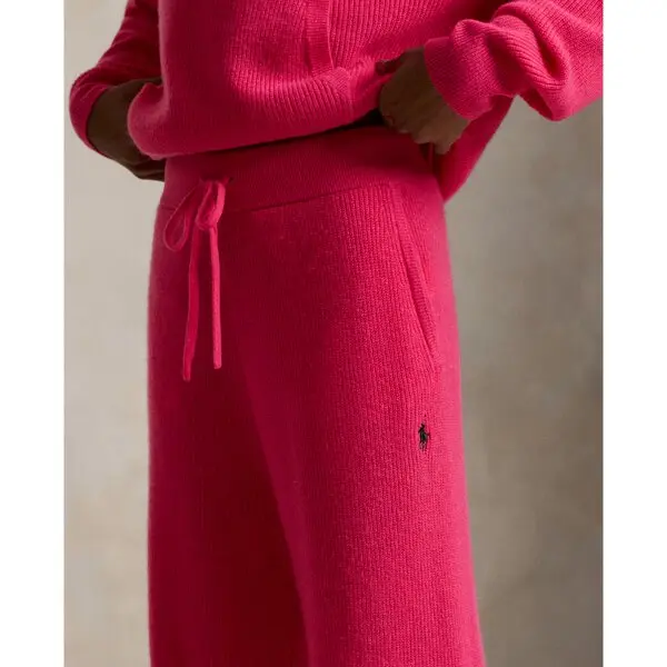 Ralph Lauren Pink Pony Washable Cashmere Pants