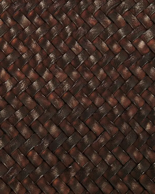ST. AGNI Bagu Woven Tote Bag - Chocolate