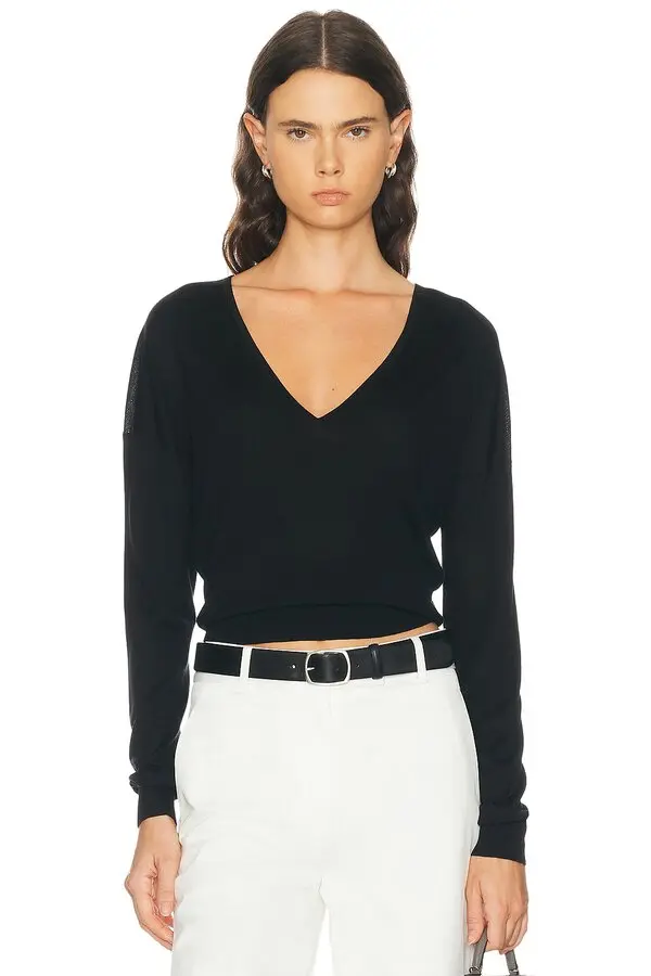 Renggli Silk Cashmere V-neck Sweater