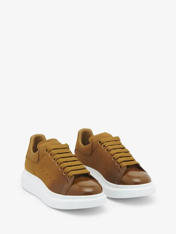 Alexander McQueen Oversized Suede Sneakers - Brown