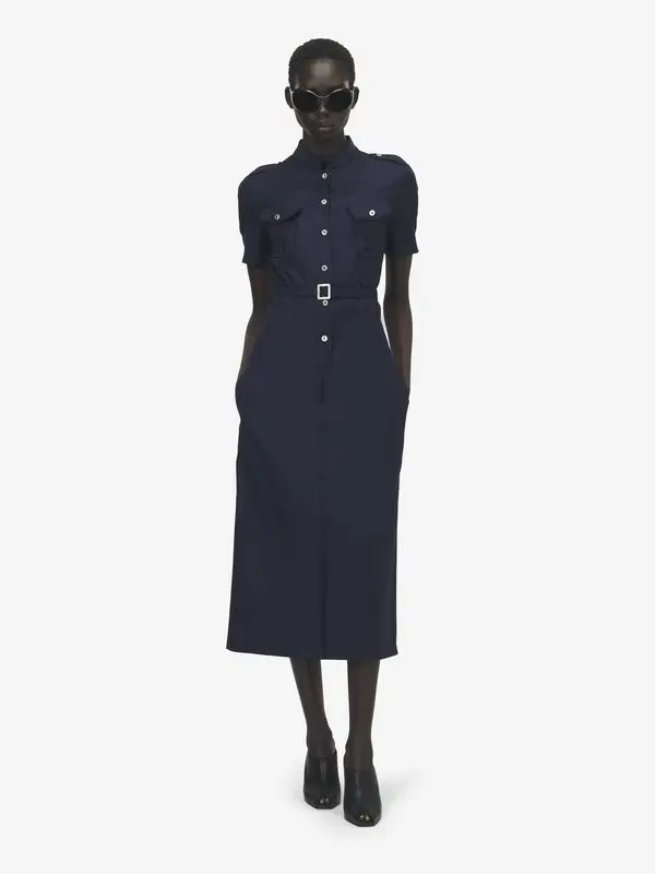 Alexander McQueen Uniform Midi Dress