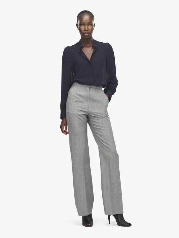 Alexander McQueen Wishbone Silk Shirt