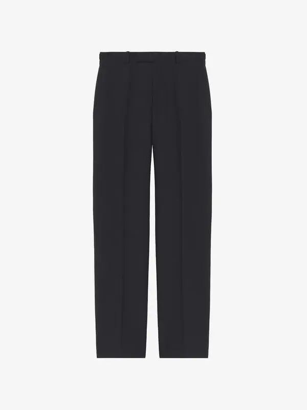 Alexander McQueen Wool Mohair Tailored Trousers