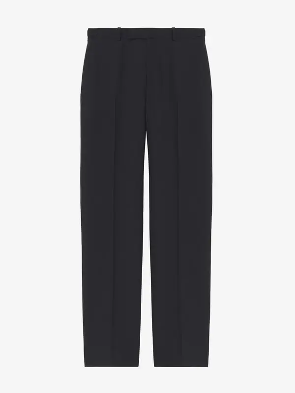 Alexander McQueen Wool Mohair Tailored Trousers