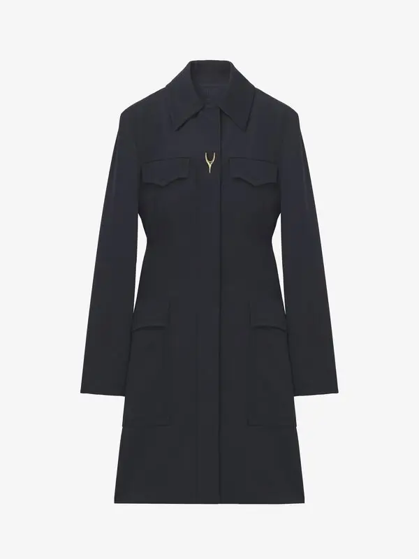 Alexander McQueen Wishbone Coat - Indigo