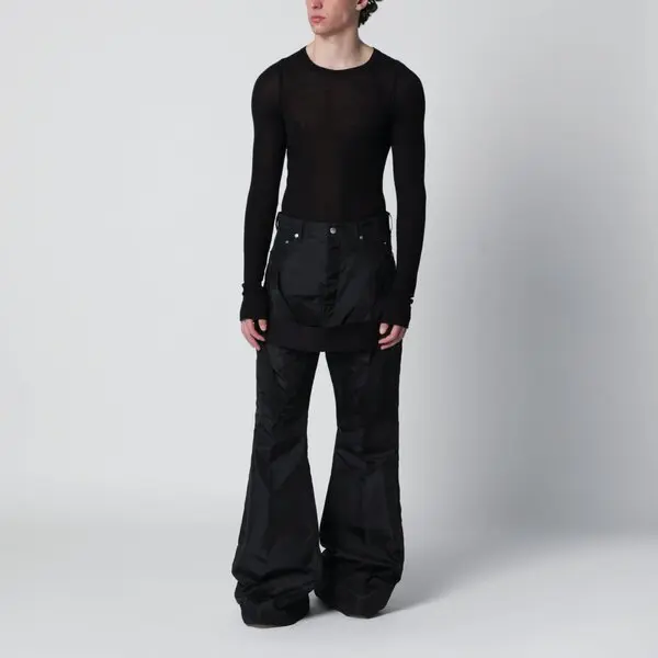 Rick Owens Strapped Wide Bela Pants