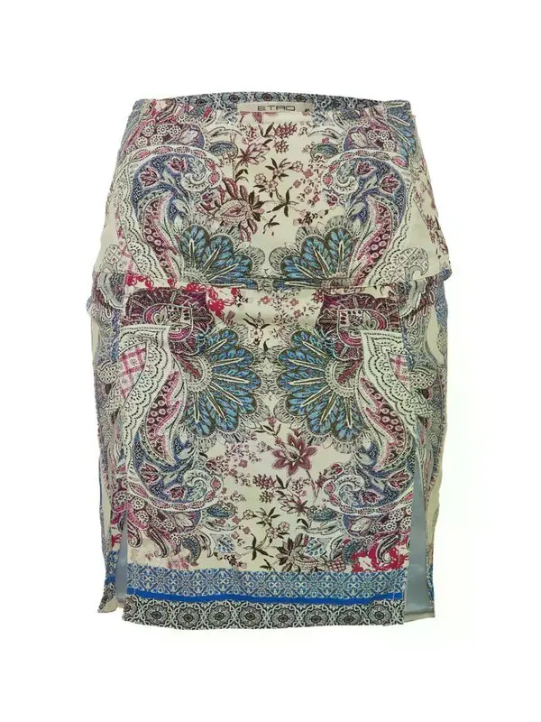 Etro Floral-print Mini Skirt