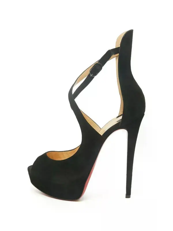 CHRISTIAN LOUBOUTIN Marlenalta Platform Sandals - Black