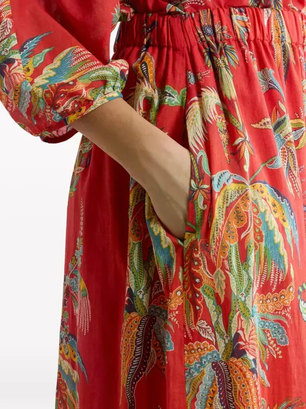 Etro Cotton Paisley-print Maxi Skirt