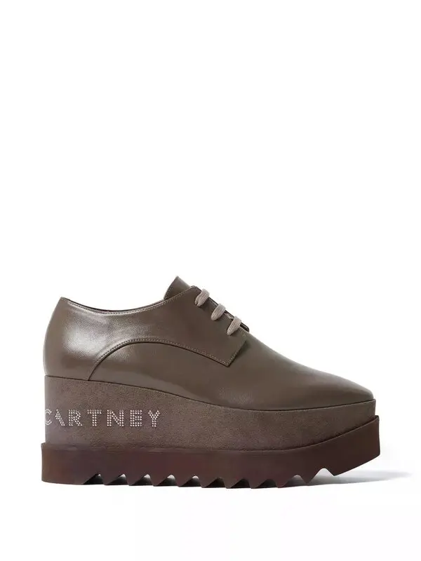 Stella McCartney Elyse Logo-detail Derby Shoes