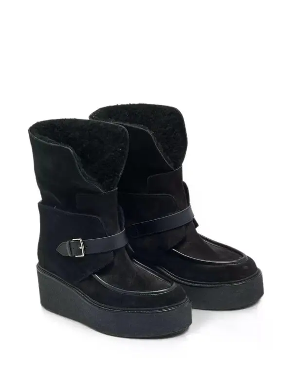 Hermès Hemisphere Buckled Ankle Boots